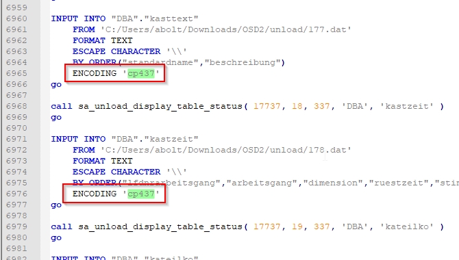 Migrating old SQL Anywhere database